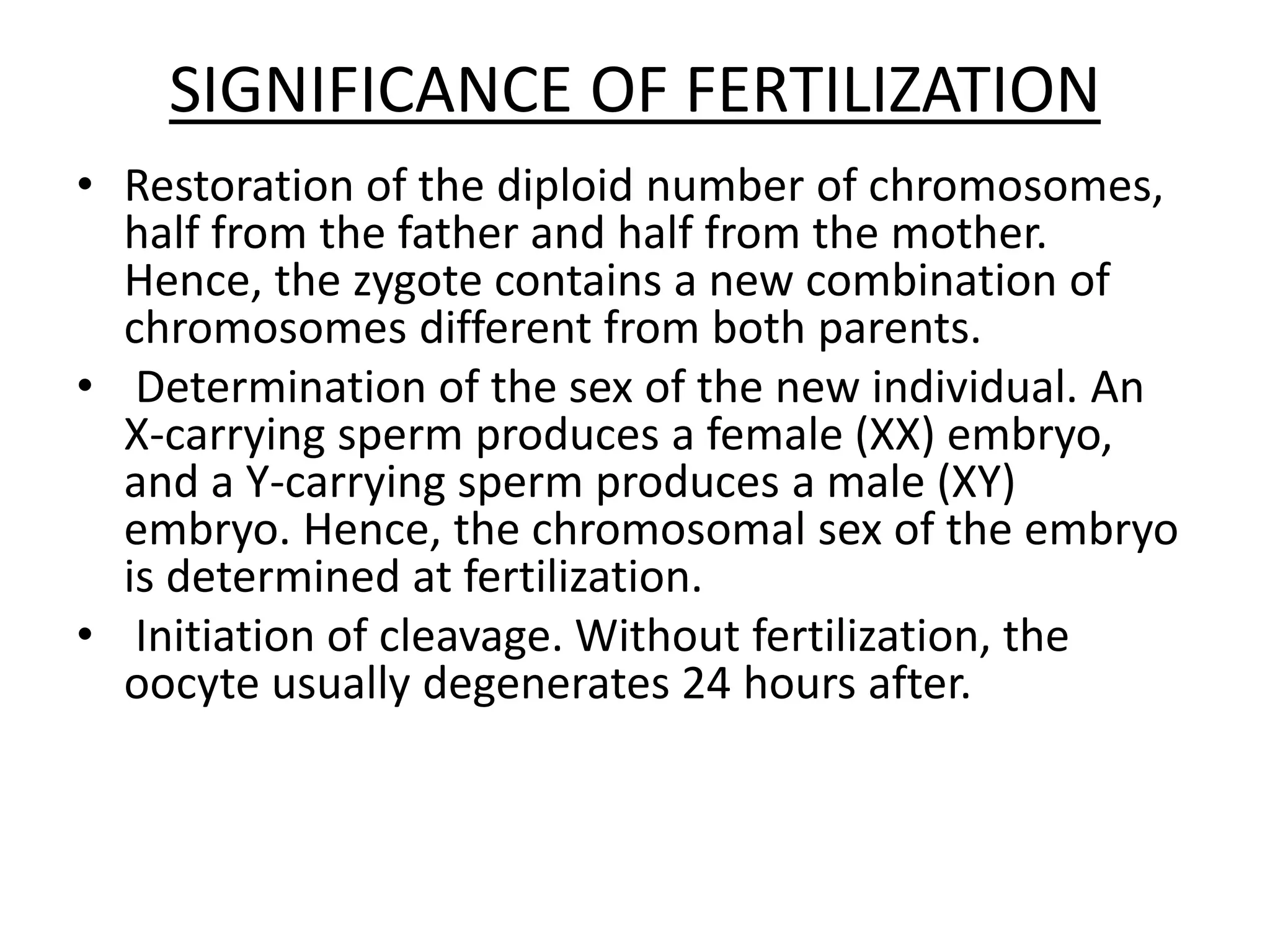 Molecular event during fertilization | PPT