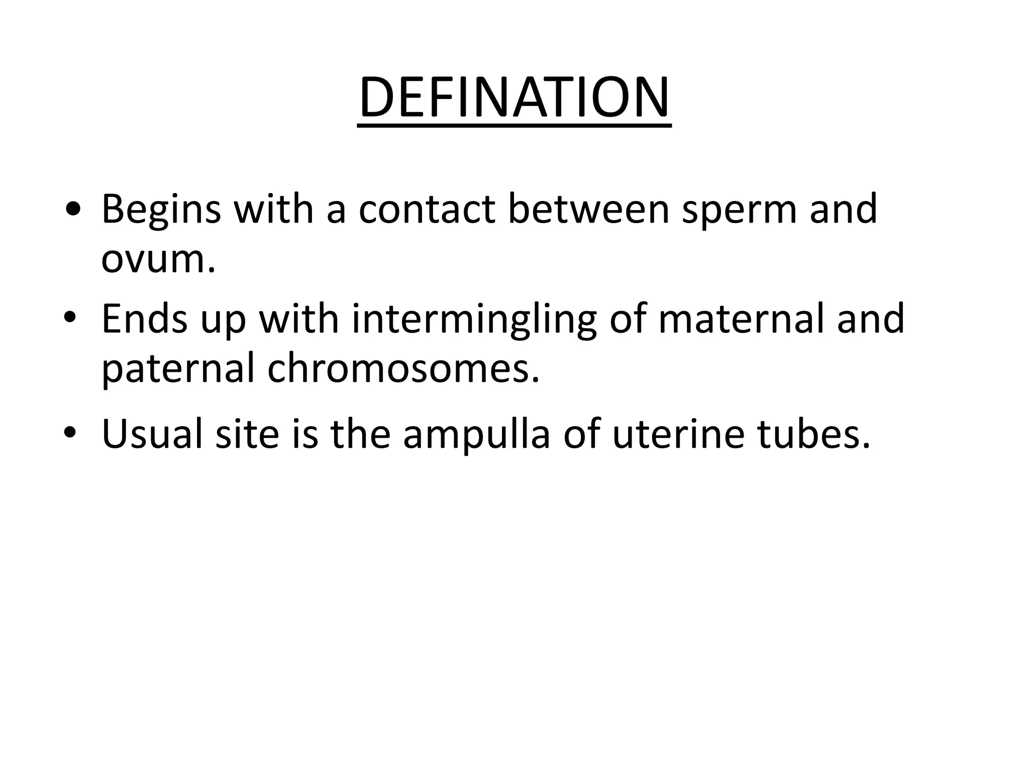 Molecular event during fertilization | PPT