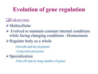Control of eukariyotic genes | PPTX