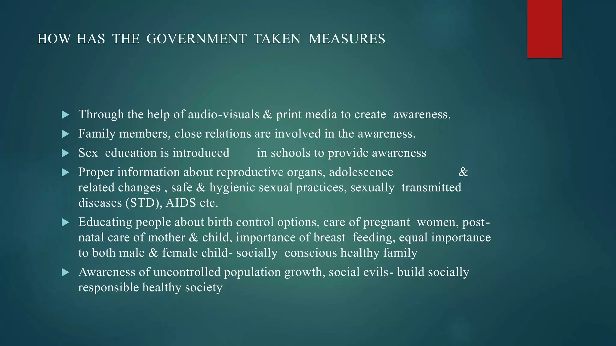 4. reproductive health problems and strategies | PPTX