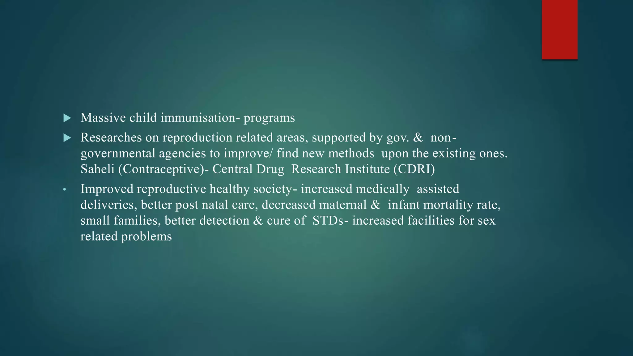 4. reproductive health problems and strategies | PPTX