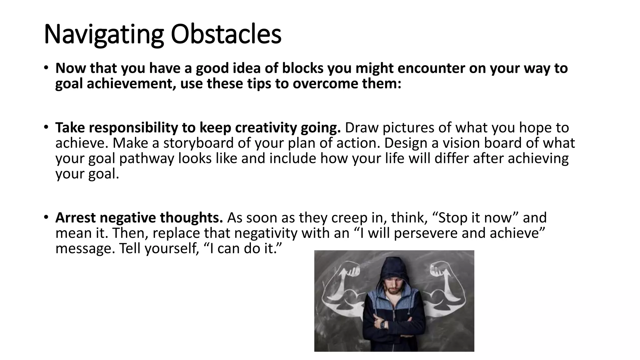 7 common obstacles to your goals and how to navigate them | PPT