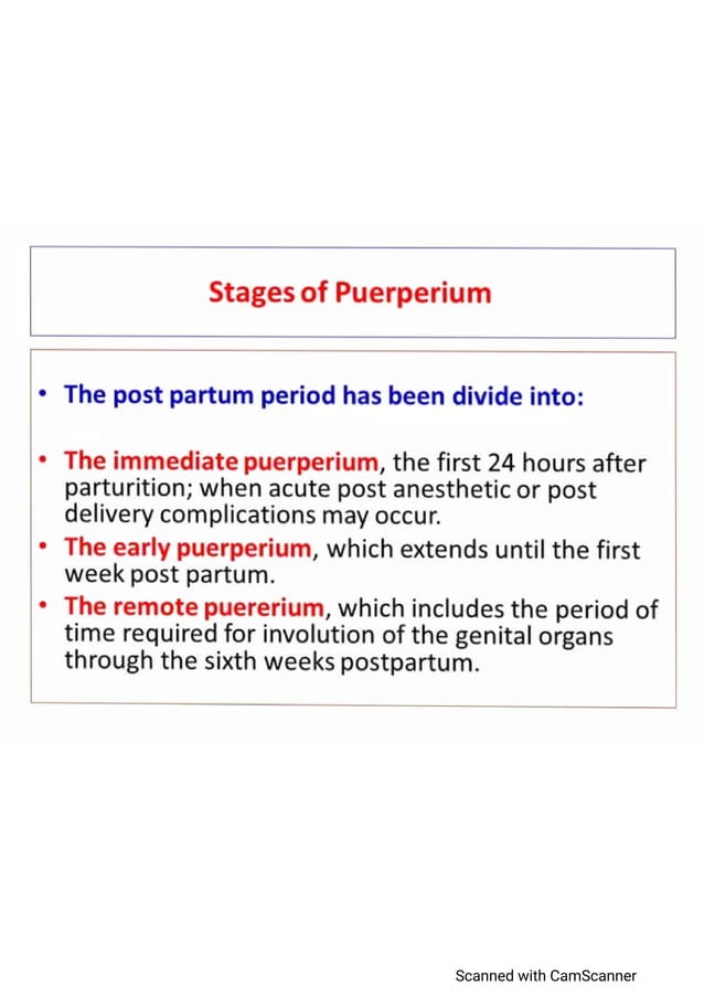 Normal Puerperium | PDF | Free Download