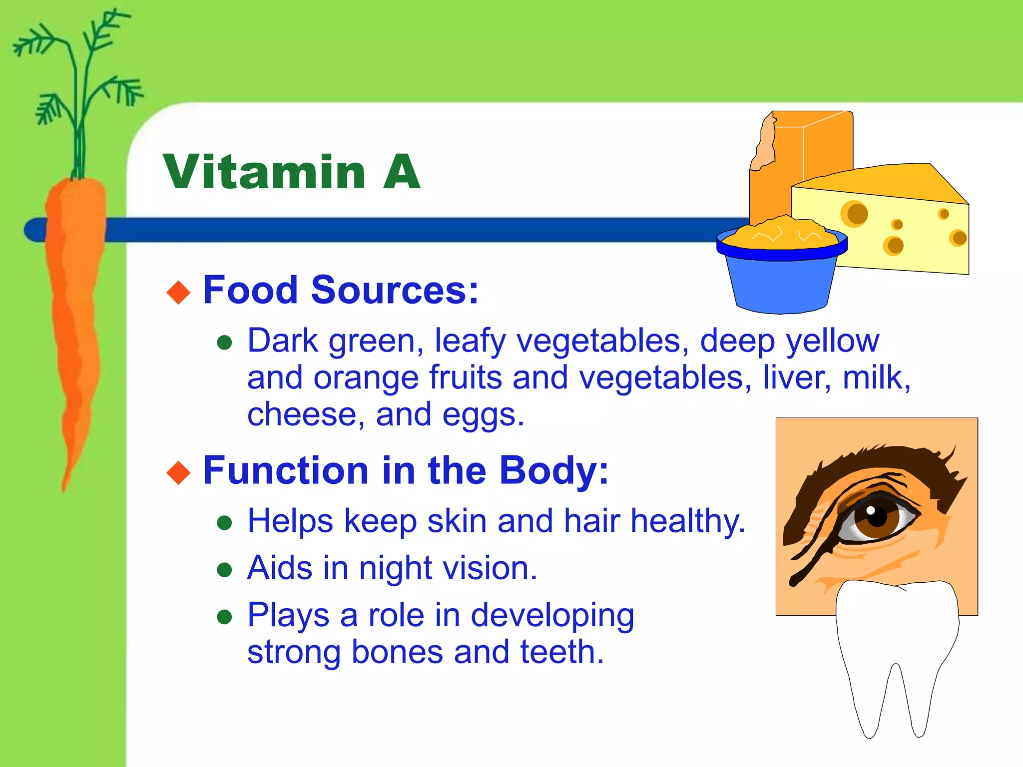 The Food your Body needs | PPT