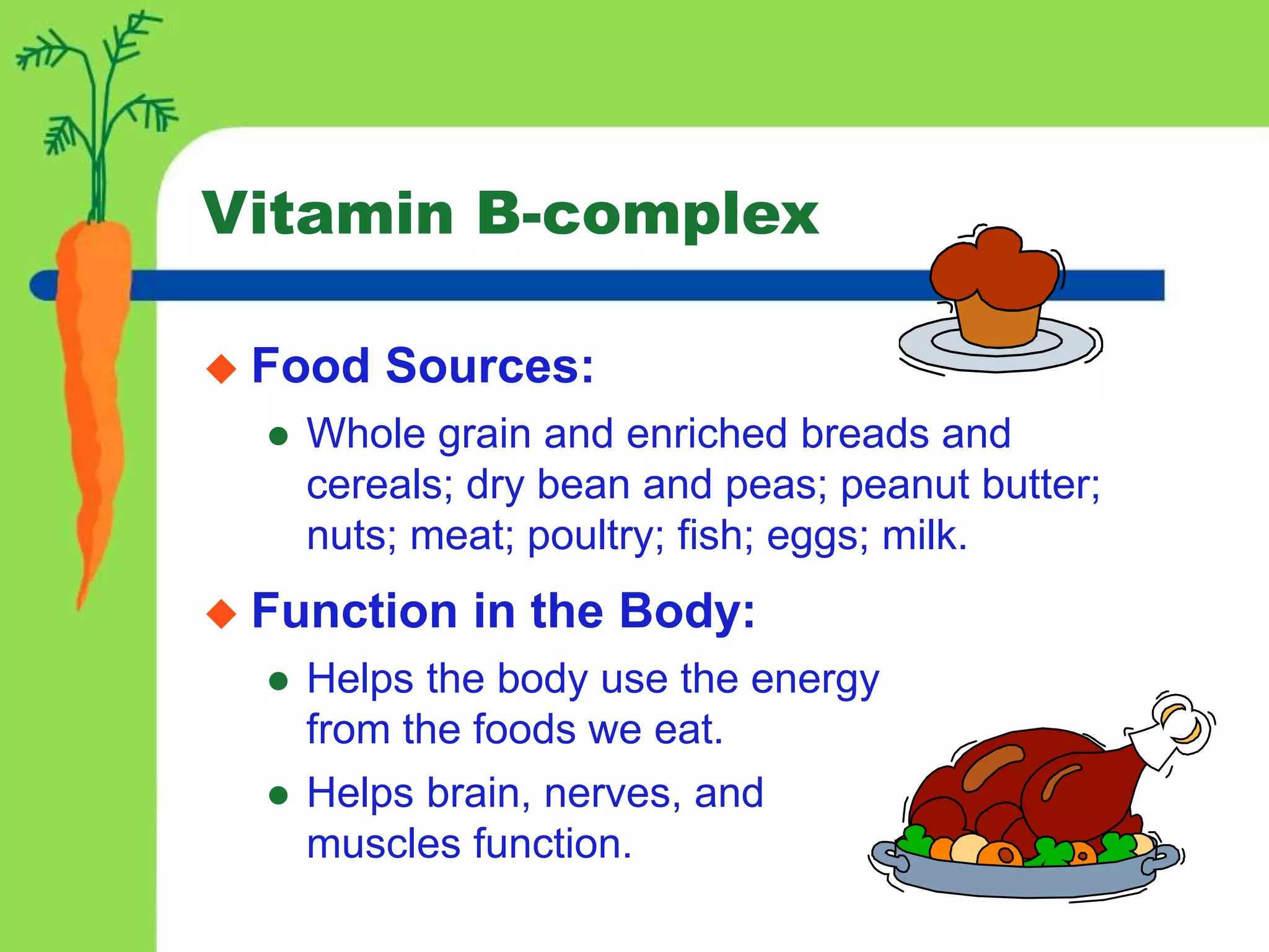 The Food your Body needs | PPT