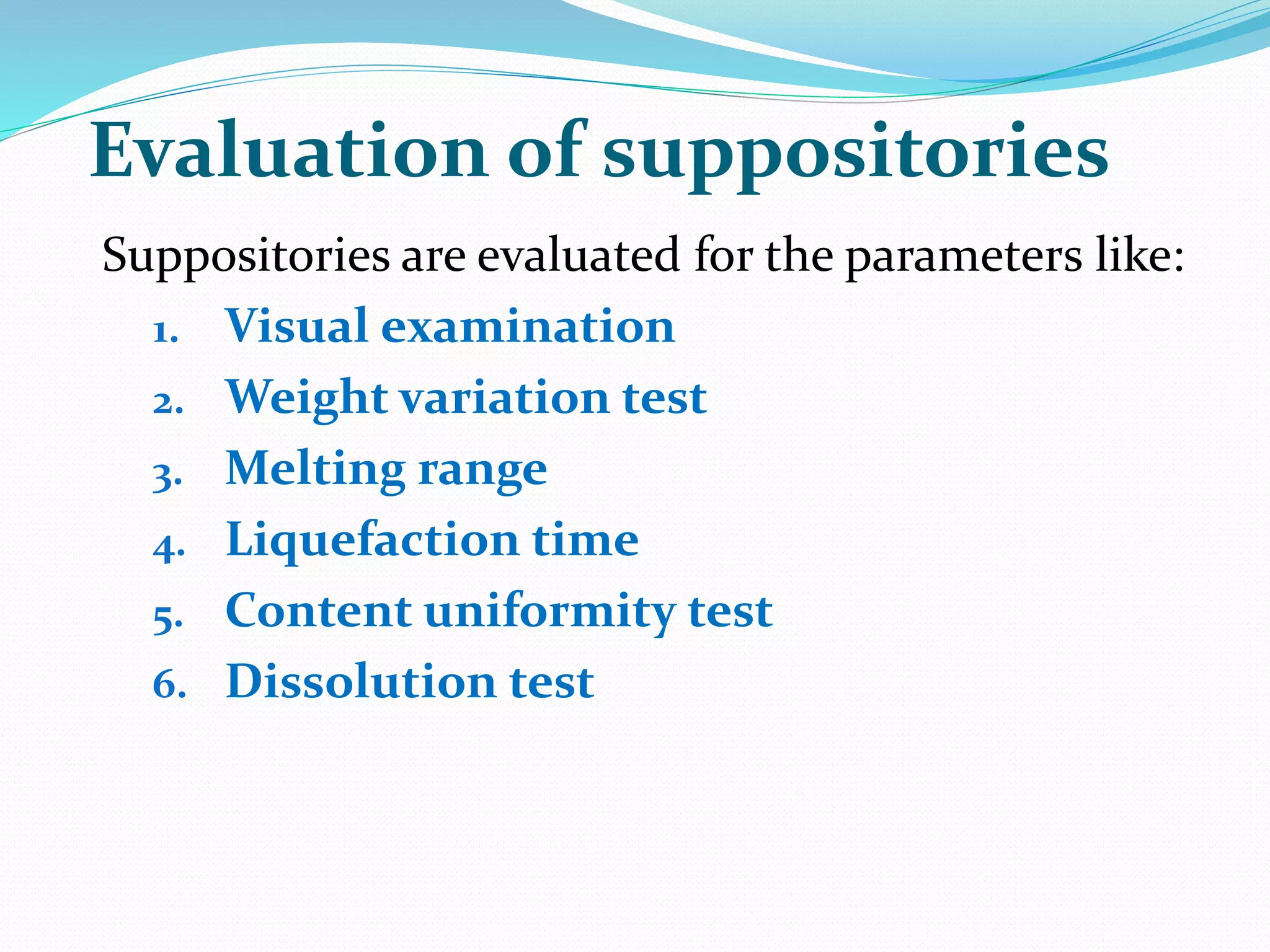 suppositories | PPTX