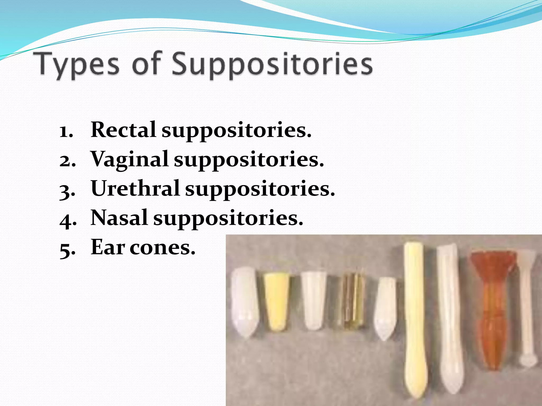 suppositories | PPTX