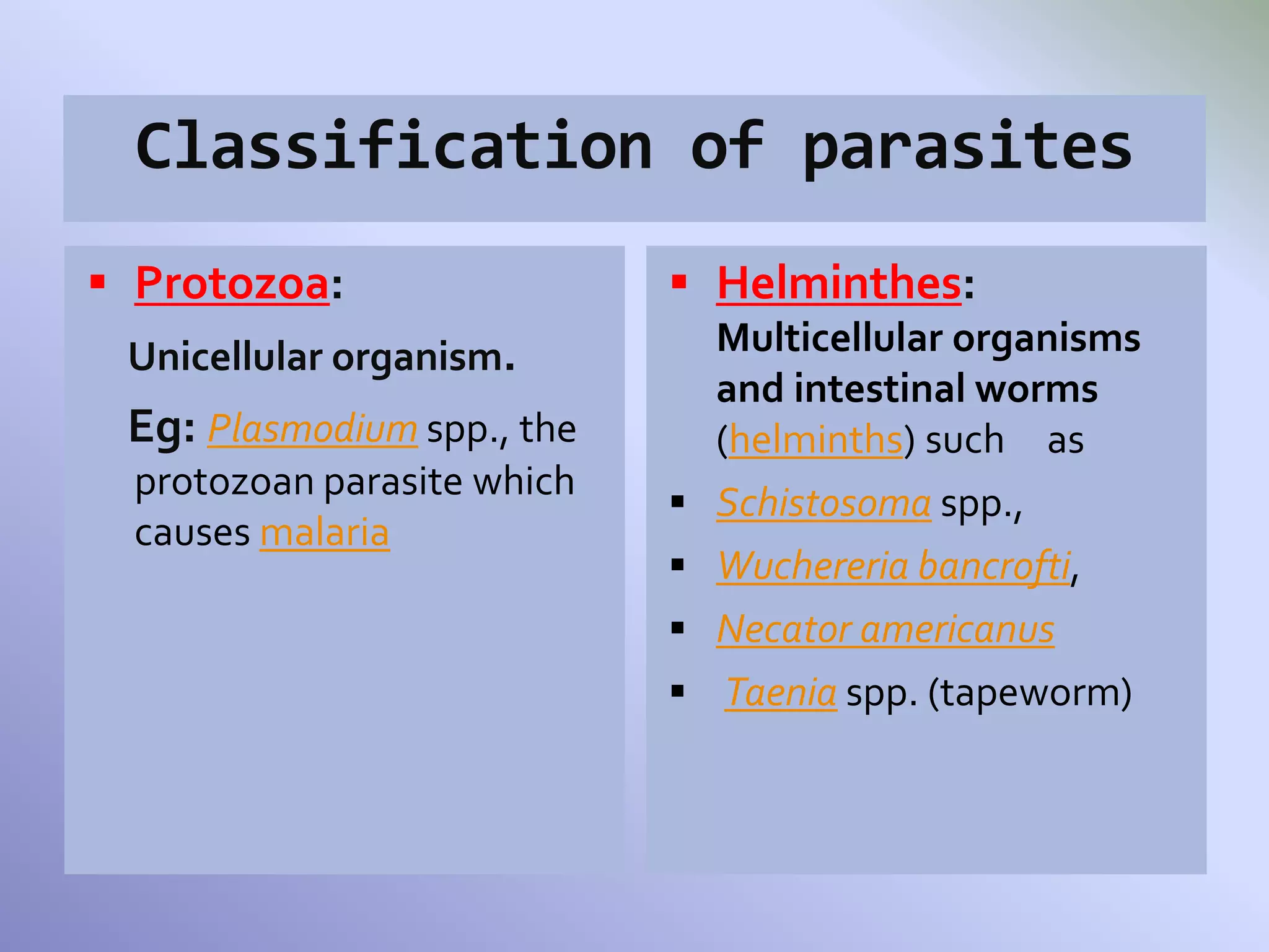 Medical Parasitology Laboratory | PPTX | Infectious Diseases | Diseases ...