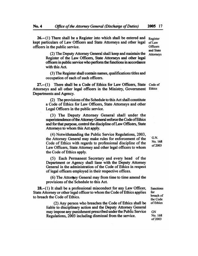 The office of attorney general (discharge of duties) | PDF