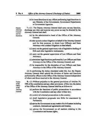 The office of attorney general (discharge of duties) | PDF