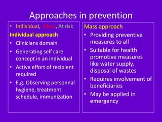 4. concepts of prevention and contrl | PPT | Infectious Diseases ...