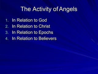 Angelology: Lecture-4 | PPTX