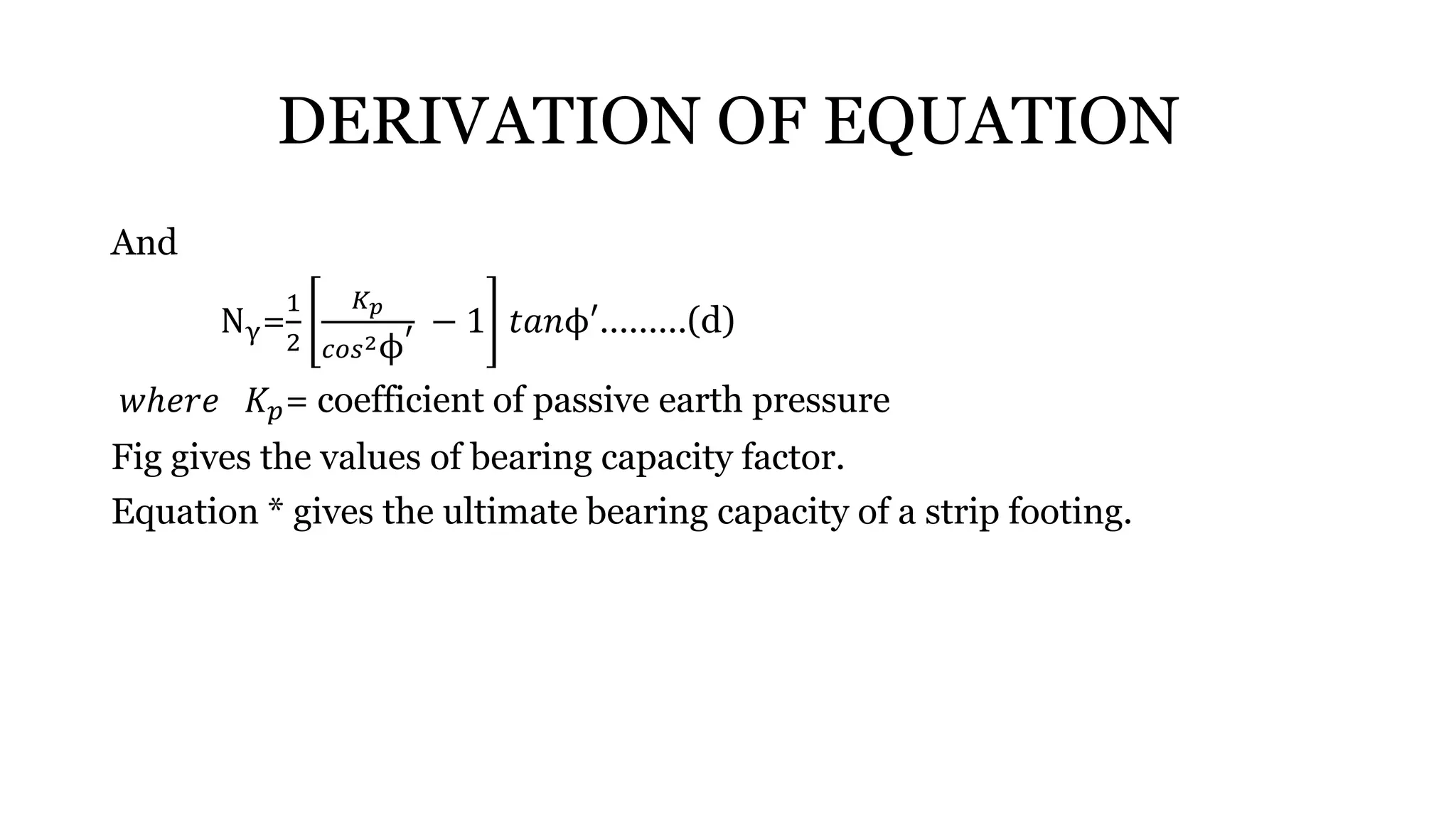 TERZAGHI’S BEARING CAPACITY THEORY | PDF