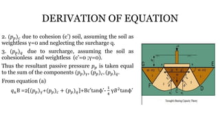 TERZAGHI’S BEARING CAPACITY THEORY | PDF