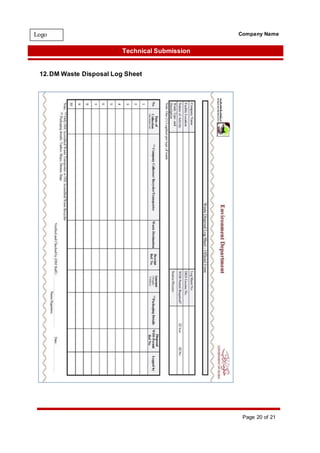 HSE construction waste management plan | DOCX