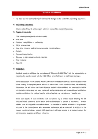 HSE construction environment management plan | DOCX