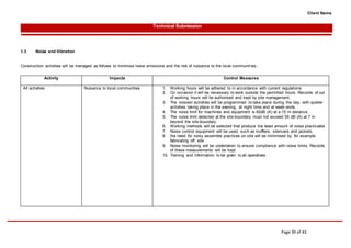 HSE construction environment management plan | DOCX