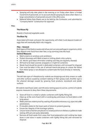 Occupational health plan | DOCX