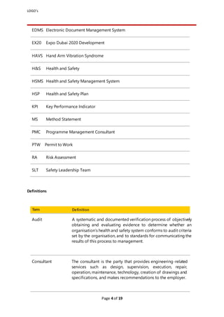 Occupational health plan | PDF