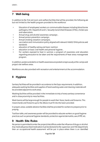 Occupational health plan | PDF