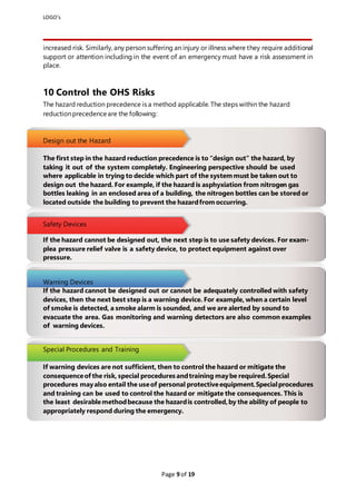 Occupational health plan | PDF