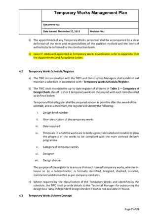 HSE Temporary works management plan | DOCX