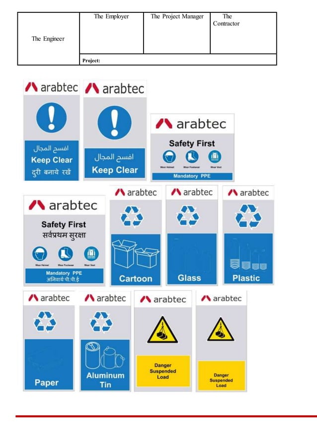 HSE MANDATORY SIGNAGE | DOCX