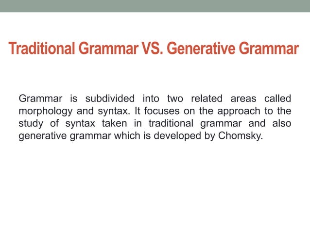Syntax and grammar | PPTX