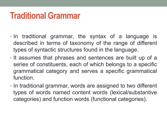 Syntax and grammar | PPTX
