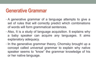 Syntax and grammar | PPTX