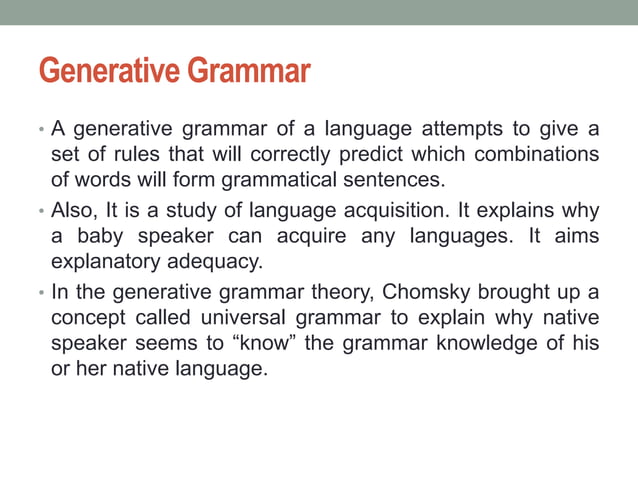 Syntax and grammar | PPTX