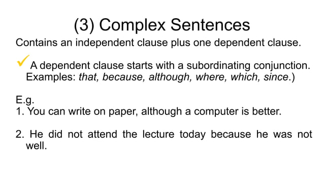 Basic sentence structure | PPT
