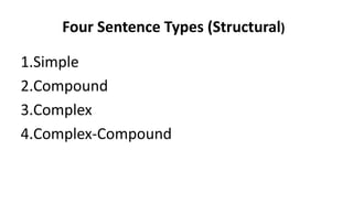 Basic sentence structure | PPT