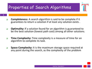 search strategies in artificial intelligence | PPTX