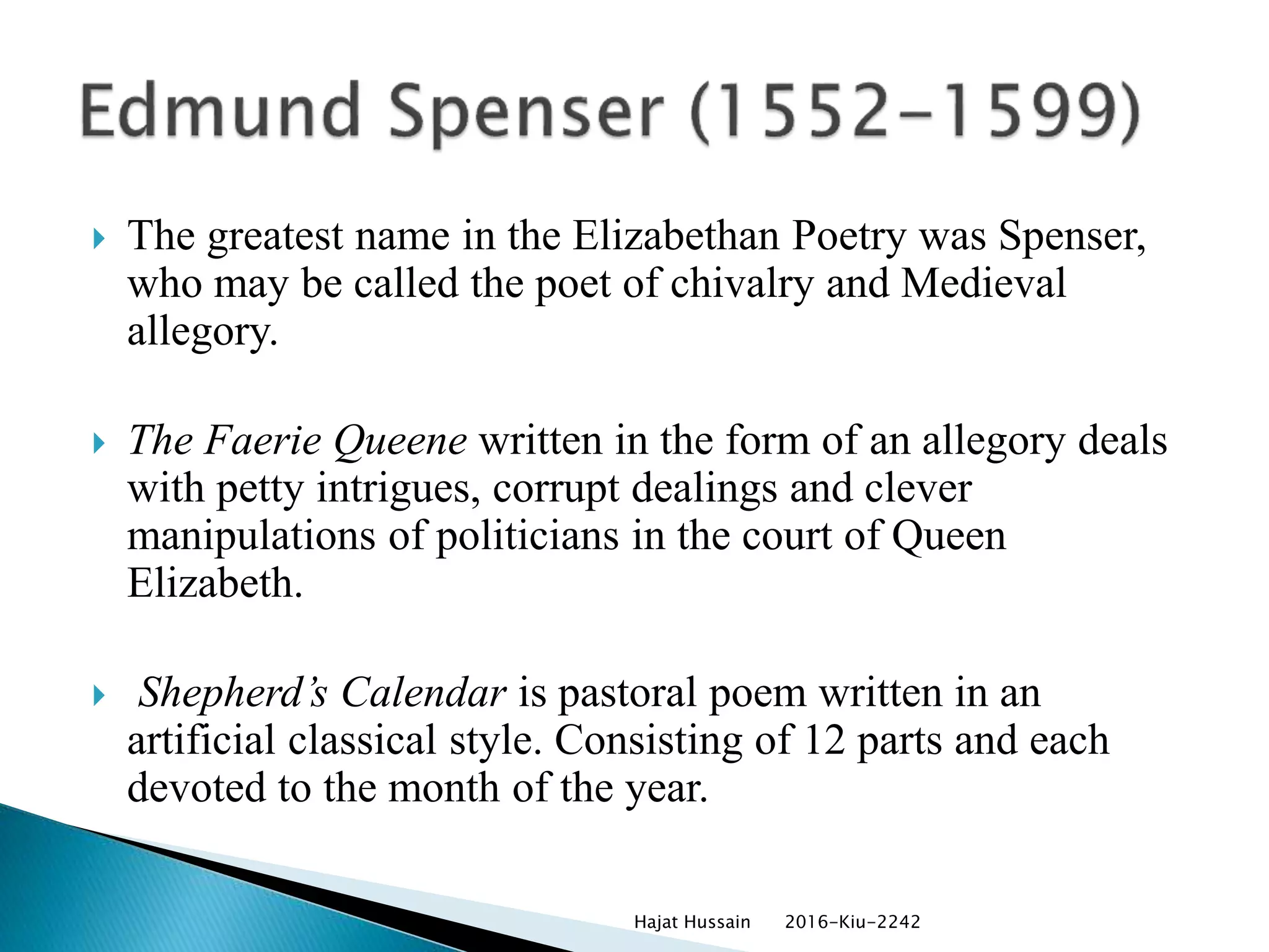 Renaissance Period 1500-1600 /English Literature History | PPTX