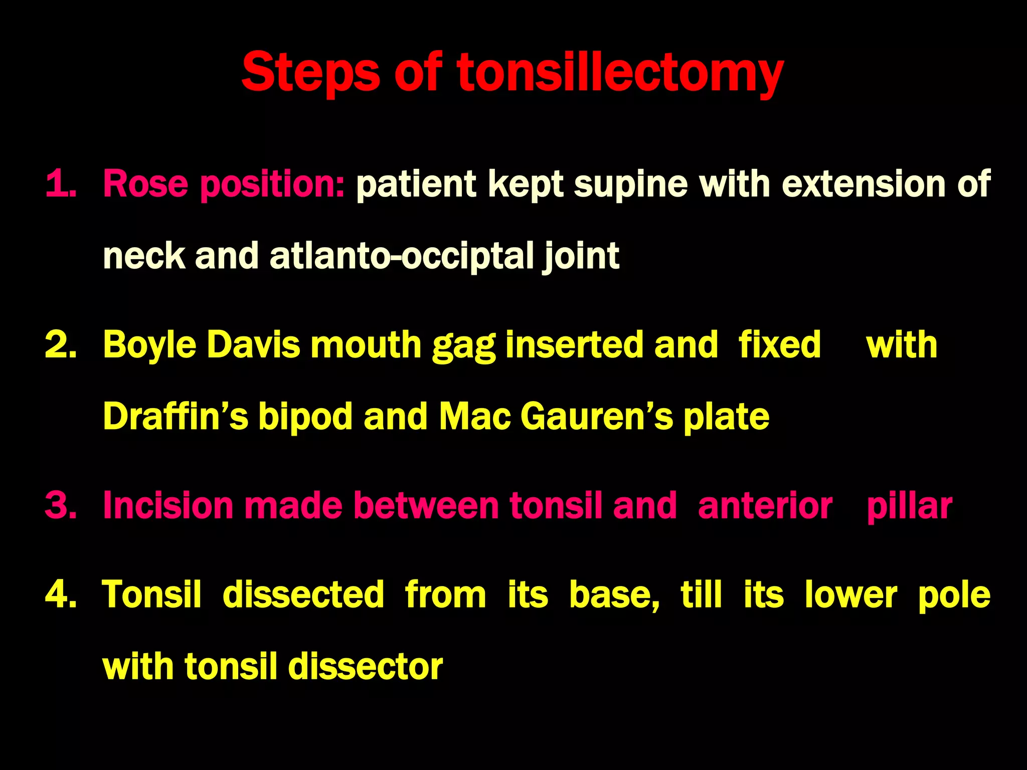 4.tonsillectomy, adenoidectomy and quinsy | PPT
