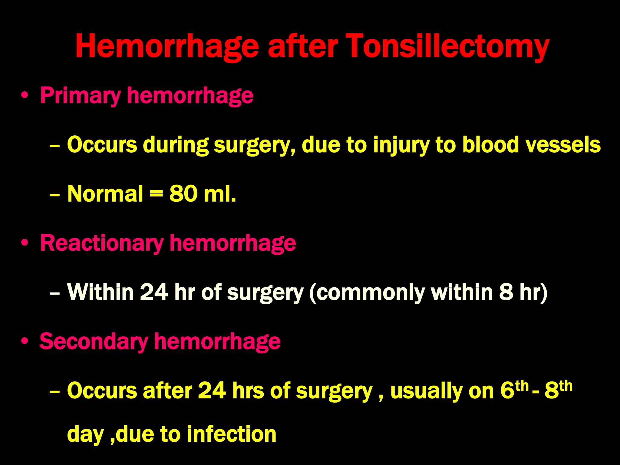 4.tonsillectomy, adenoidectomy and quinsy | PPT