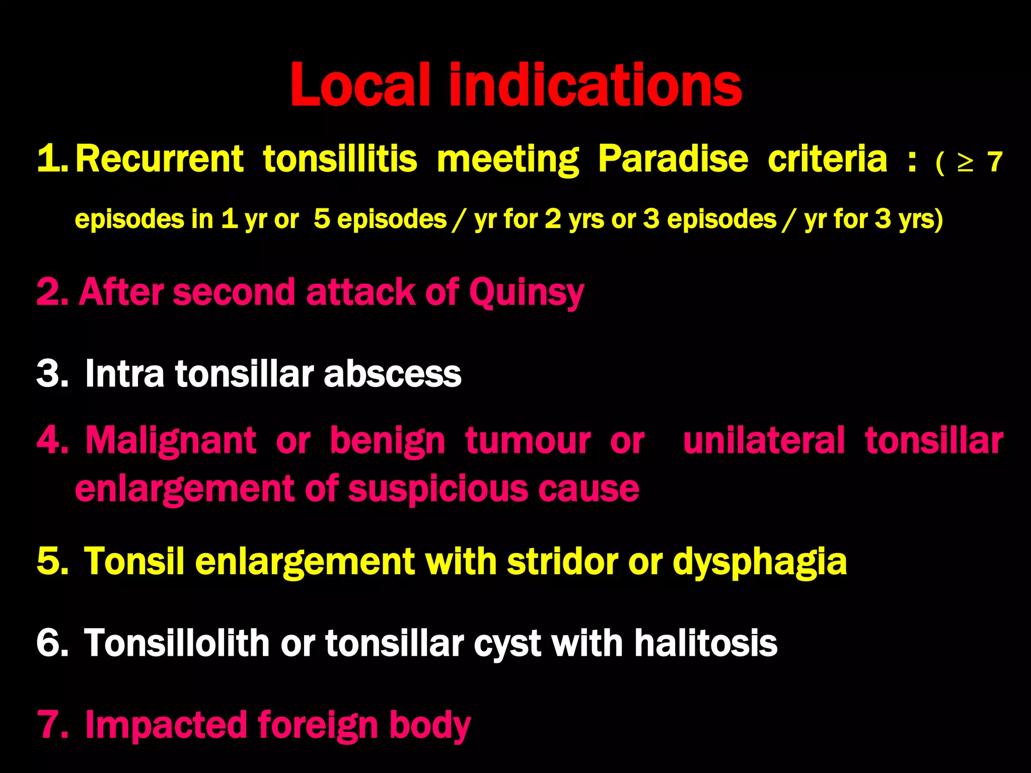 4.tonsillectomy, adenoidectomy and quinsy | PPT