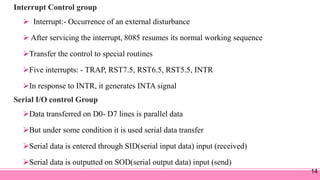 8085 MICROPROCESSOR ARCHITECTURE AND ITS OPERATIONS | PPTX