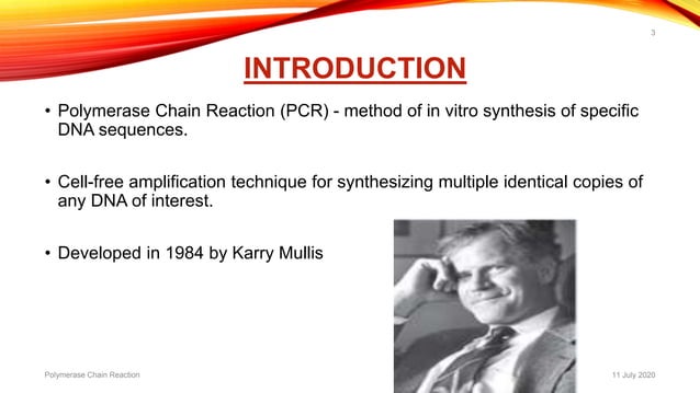 Polymerase chain reaction | PPT