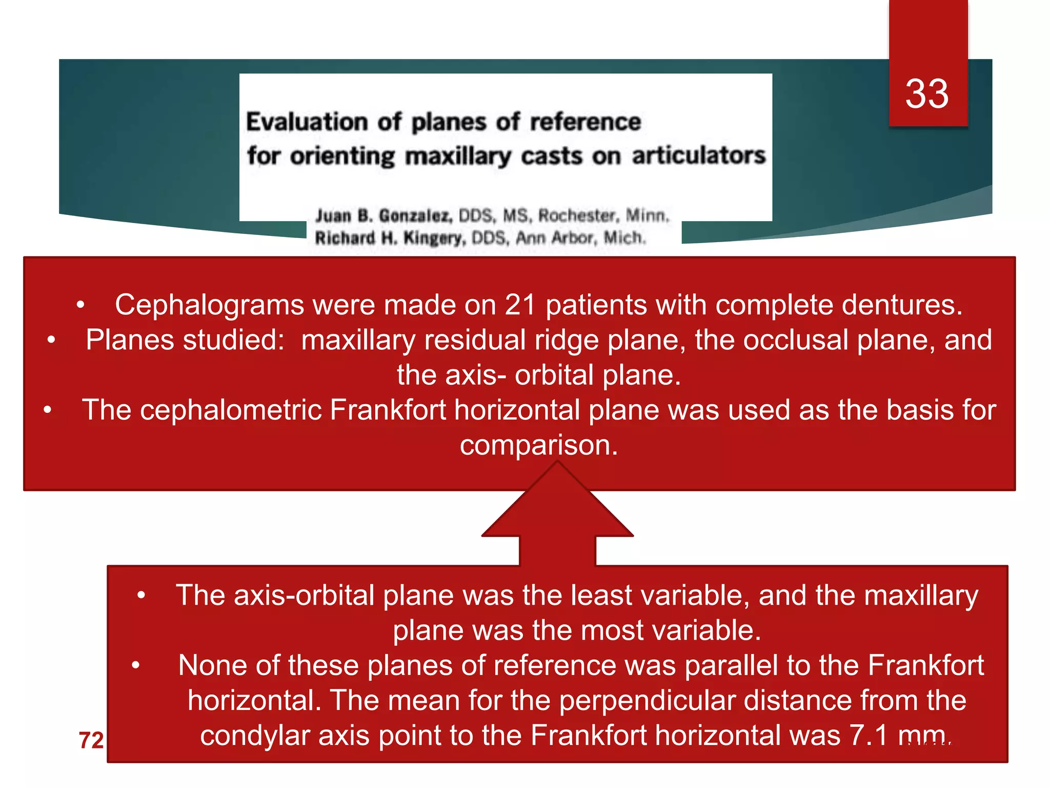 orientation jaw relation in complete denture fabrication | PPTX