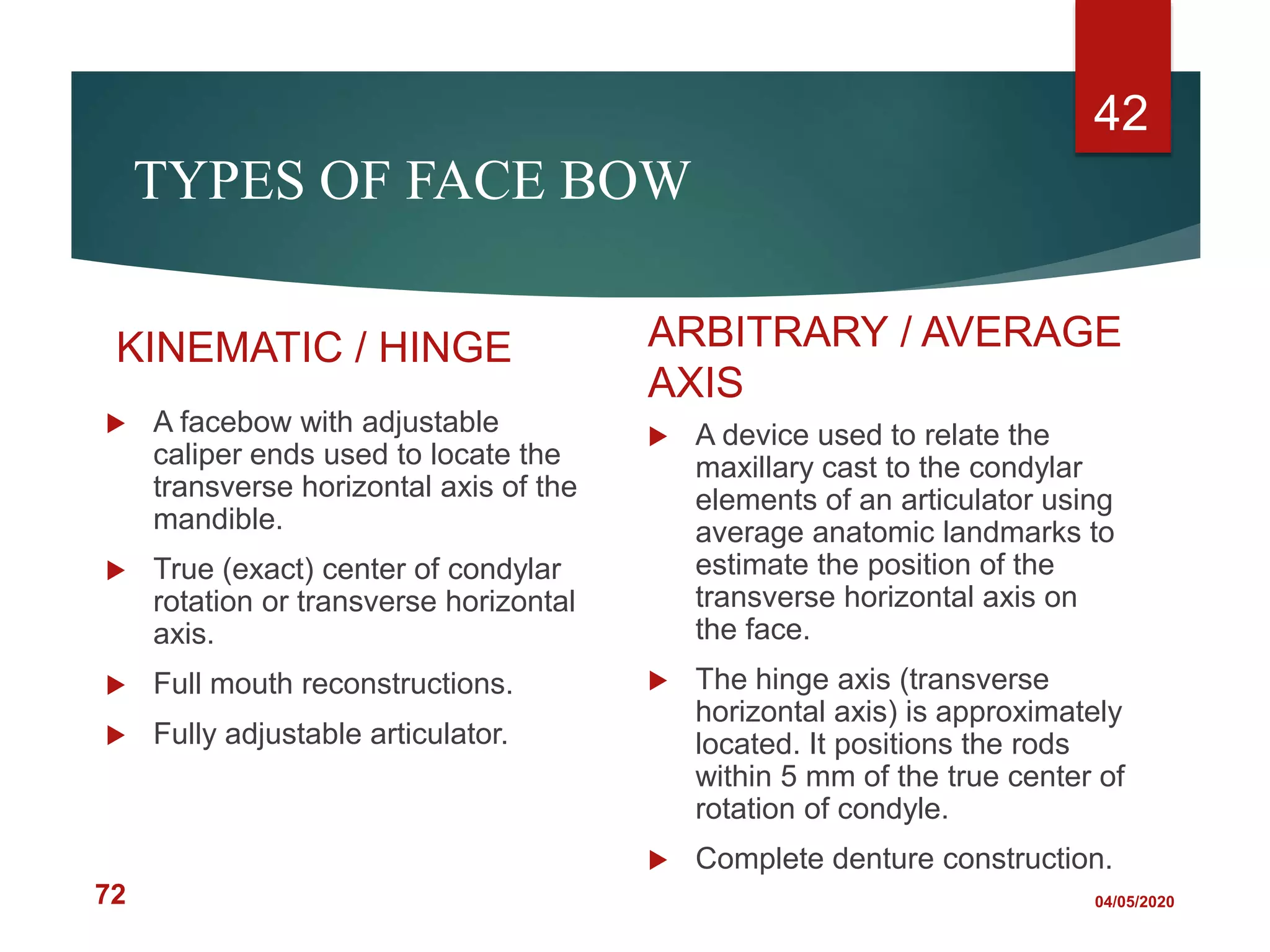 orientation jaw relation in complete denture fabrication | PPTX