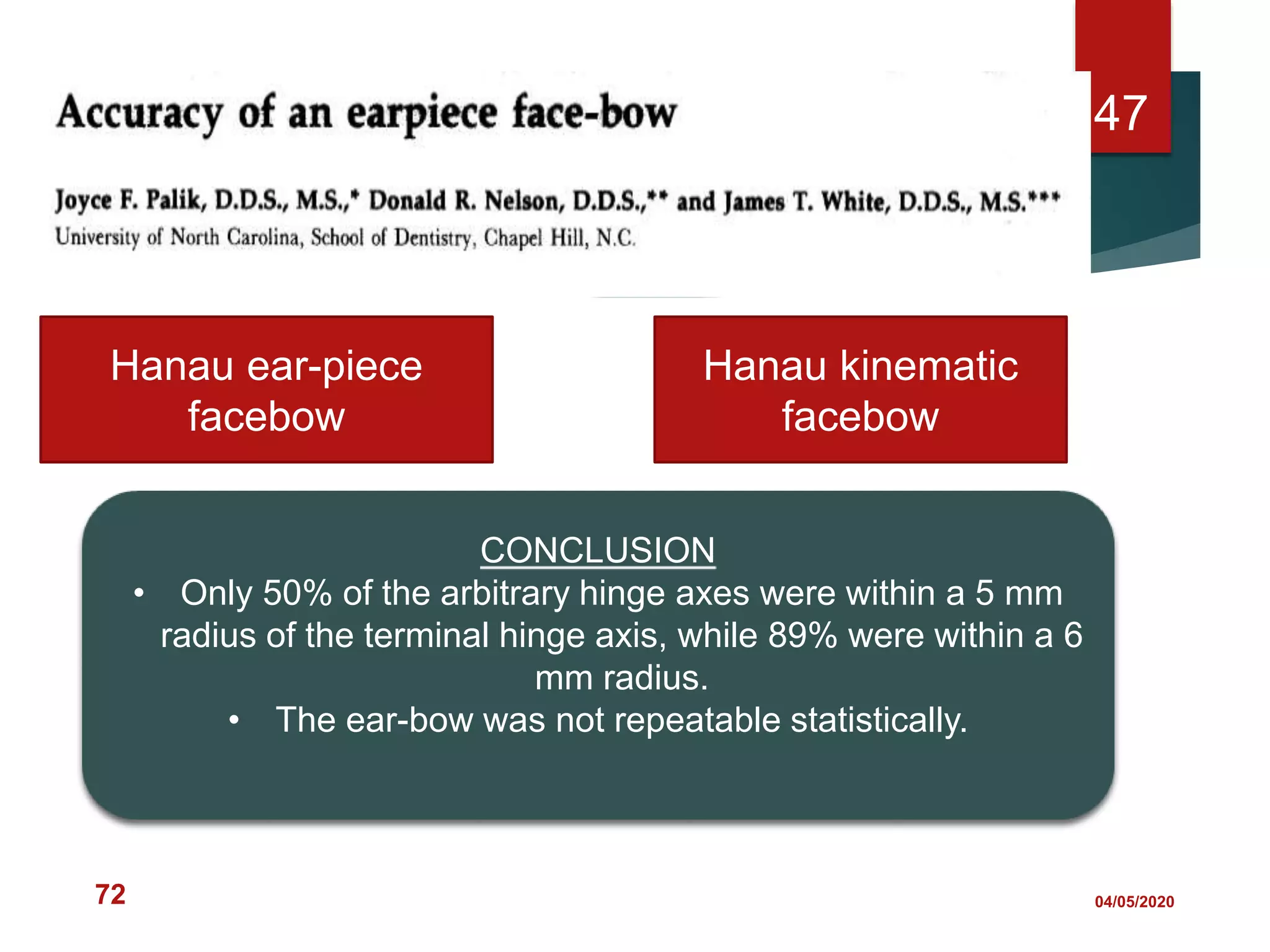 orientation jaw relation in complete denture fabrication | PPTX