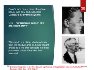 orientation jaw relation in complete denture fabrication | PPTX