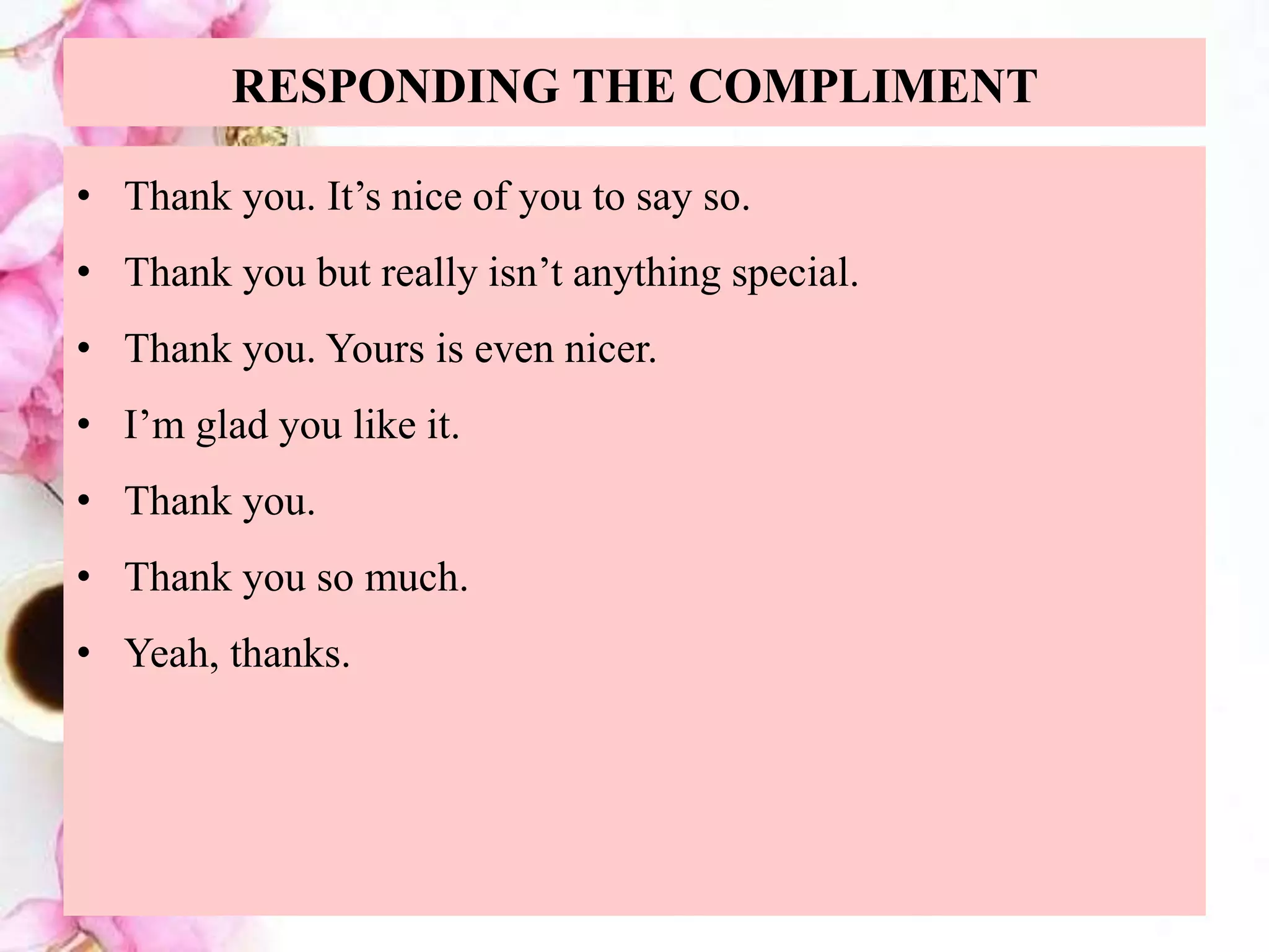 LANGUAGE FUNCTION: COMPLEMENTING AND CONGRATULATING | PPT