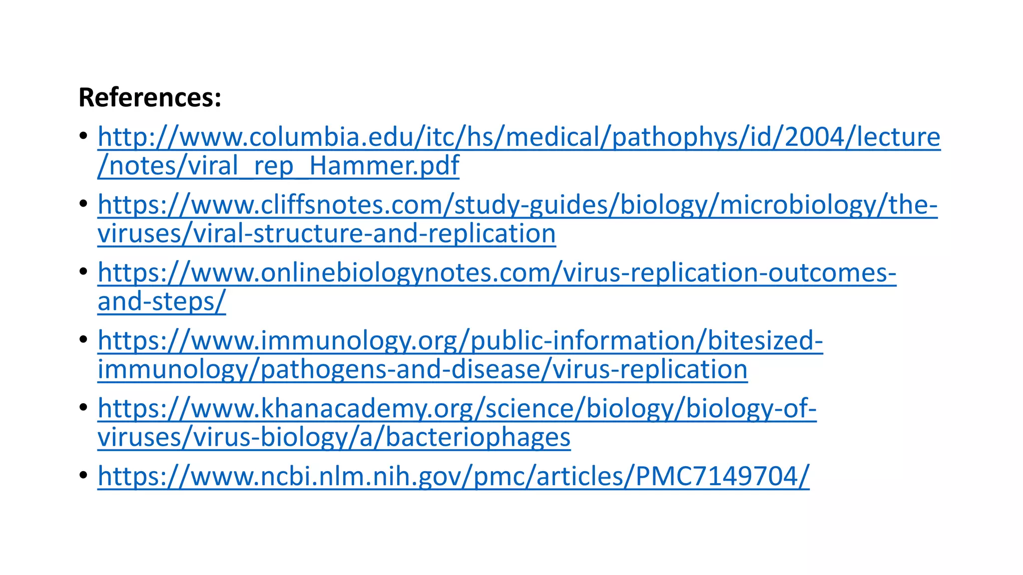 4. life cycle and replication of viruses | PPTX