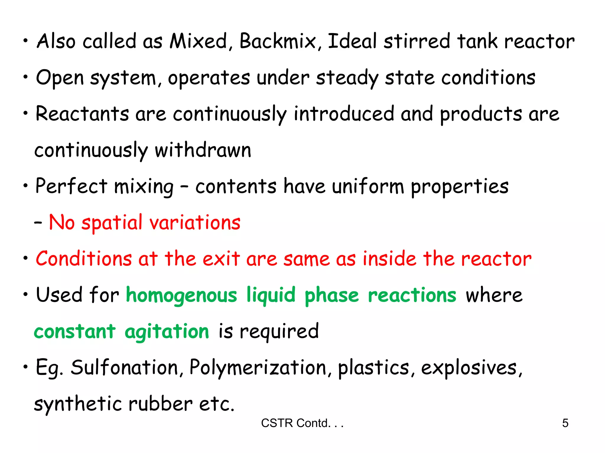 ideal reactors | PPT