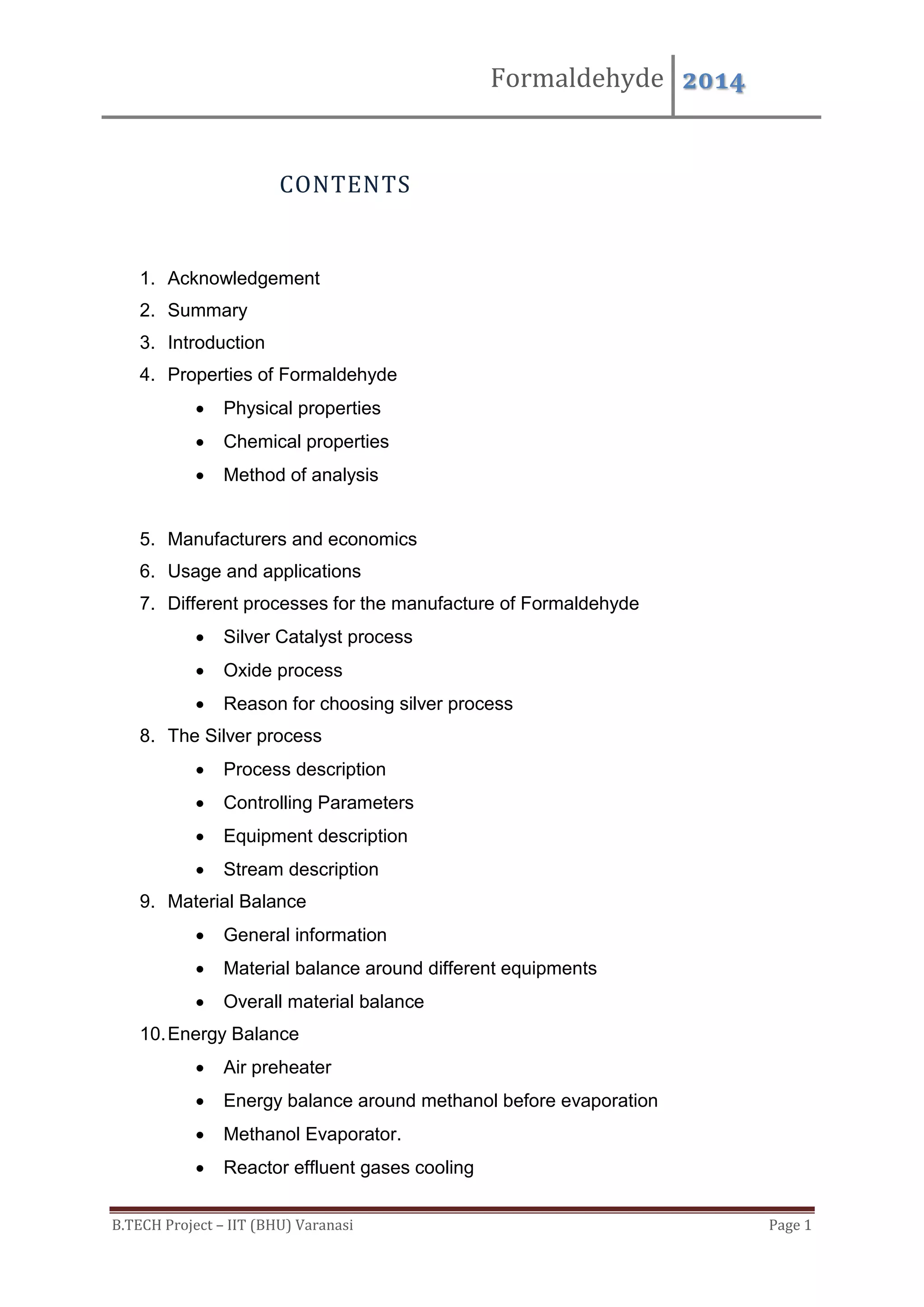 4. properties of_formaldehyde | PDF