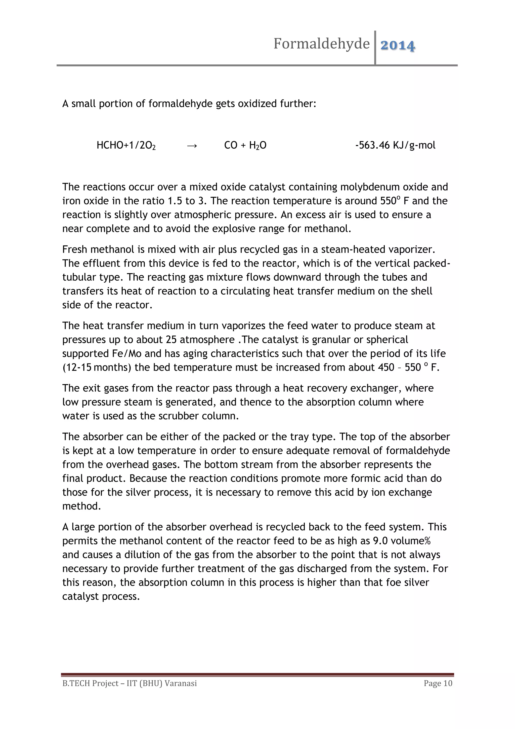 4. properties of_formaldehyde | PDF