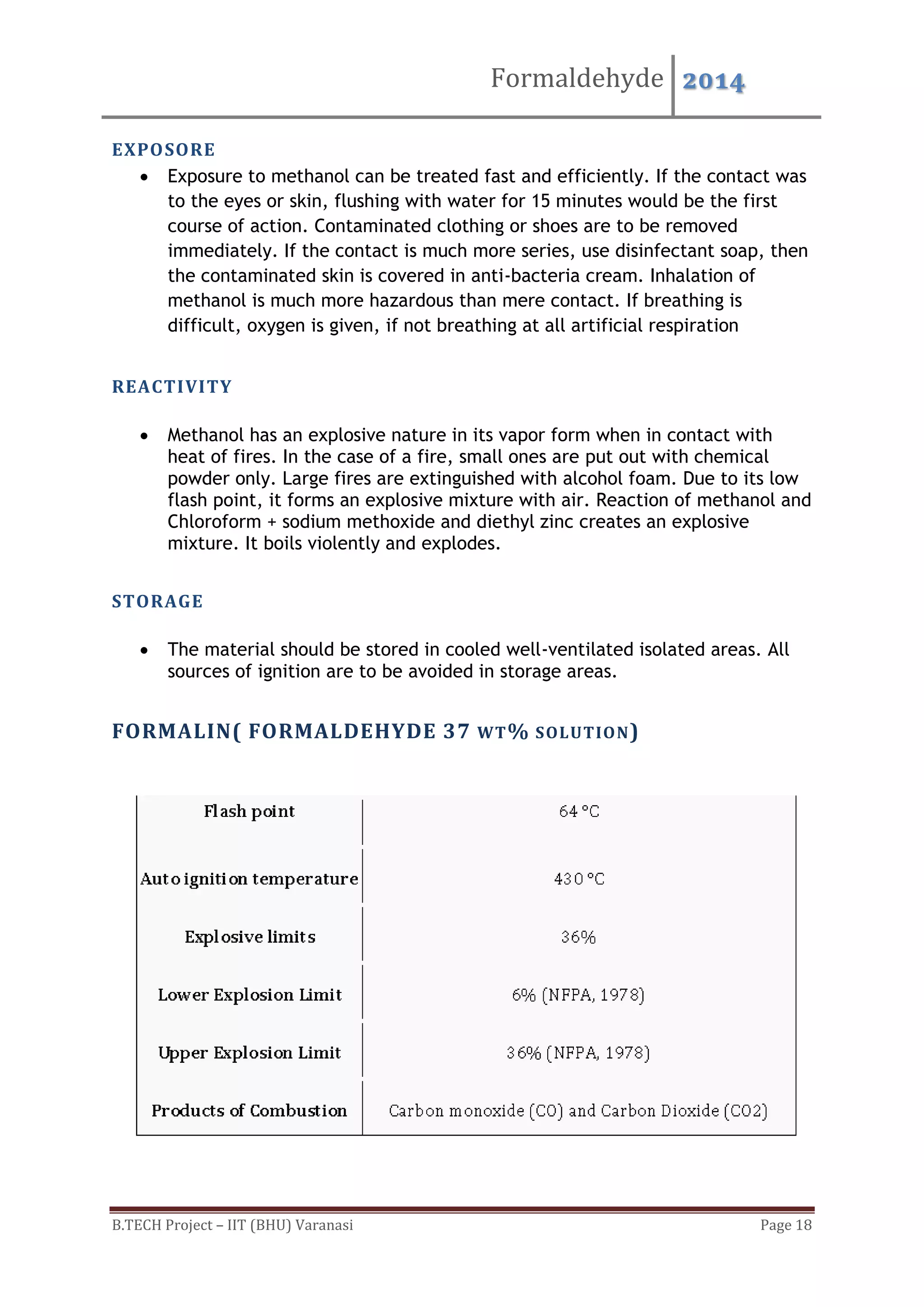 4. properties of_formaldehyde | PDF